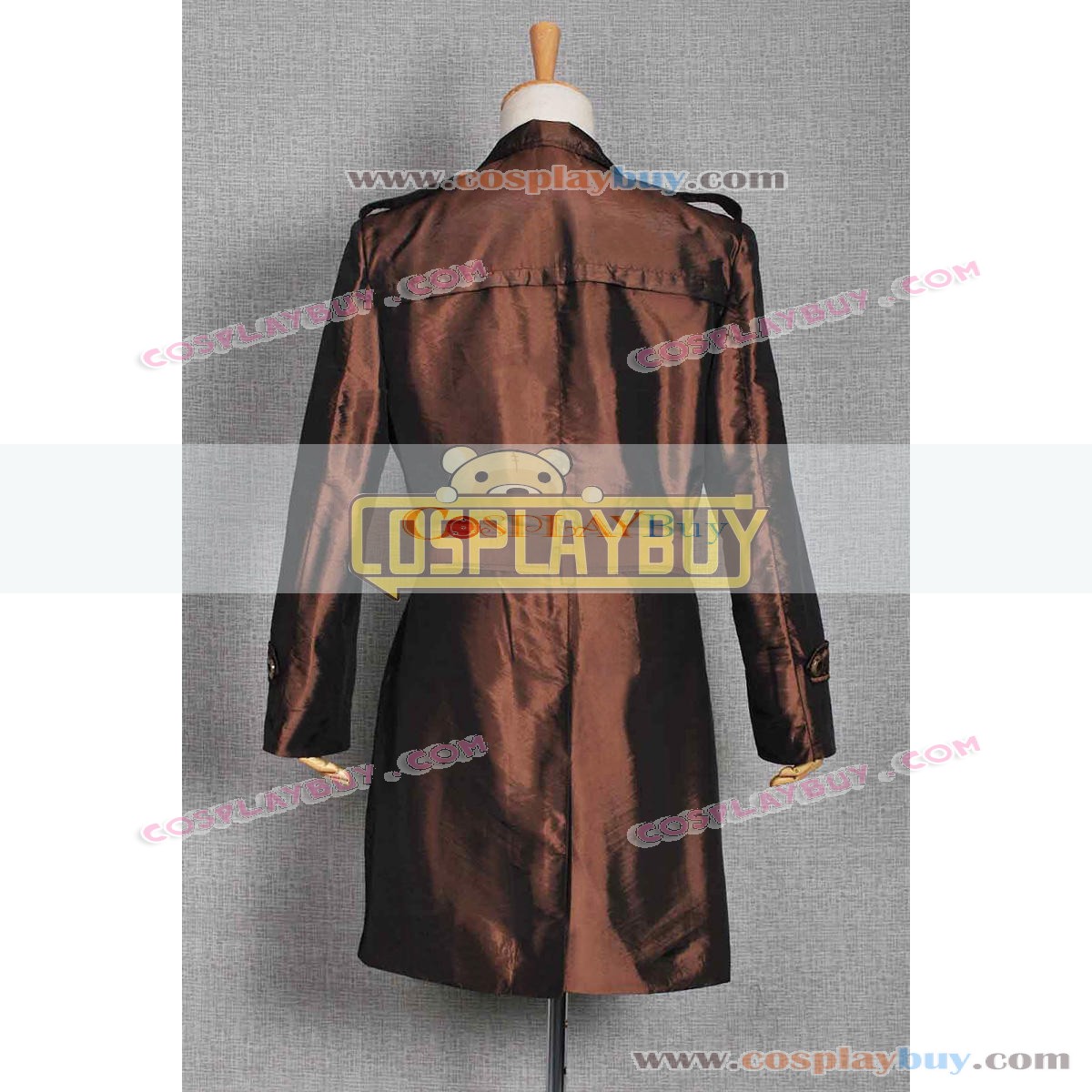 Watchmen Cosplay Costume Rorschach Trench Coat Brown Watchmen Cosplay Costume Rorschach Trench Coat Brown