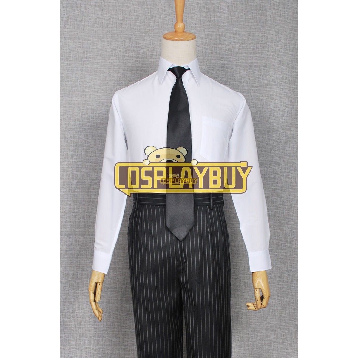 Katekyo Hitman Reborn Tsunayoshi Sawada Black Suit Cosplay Costume